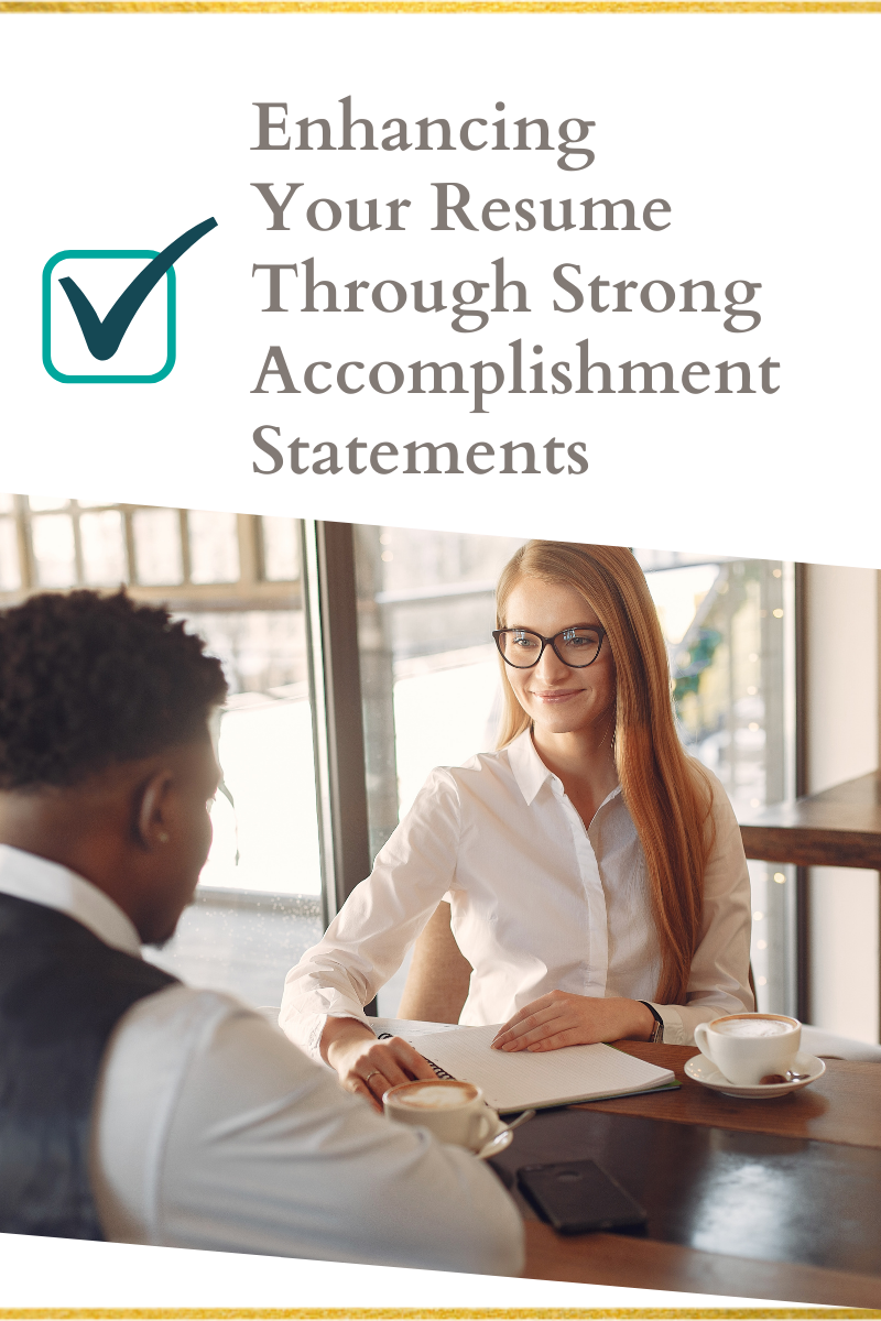 Enhancing Your Resume Through Strong Accomplishment Statements | Walden ...